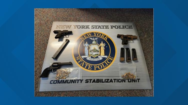 Buffalo man arrested on several gun charges