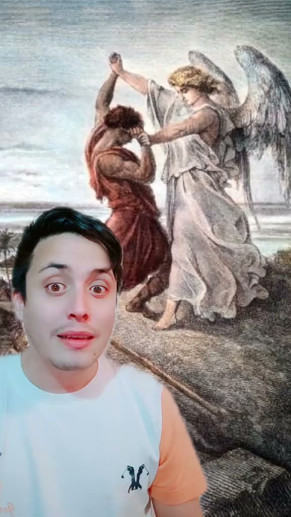 La pelea de Jacob. #historia #nescritor #biblia #genesis #greenscreen