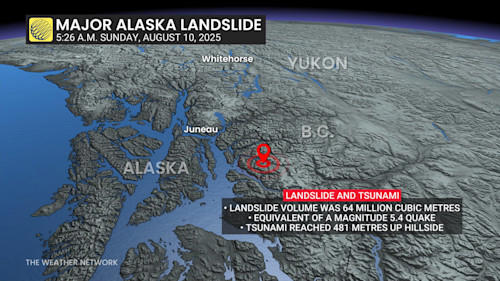 Towering Alaska megatsunami reached 481 metres high, experts say