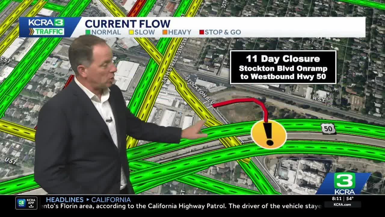 Fix50 project plans 11-day closure of Stockton Boulevard on-ramp in ...