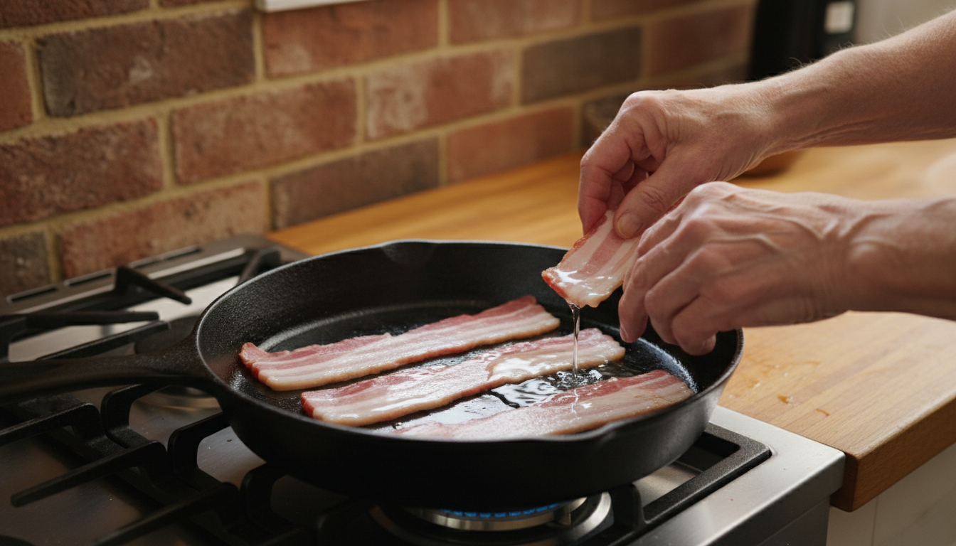 For chewy, crispy bacon that’s almost impossible to burn, cook it the ...