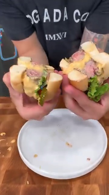 Bagel cheeseburger recipe