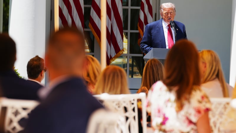 American mothers are raising the future of the country, Trump says