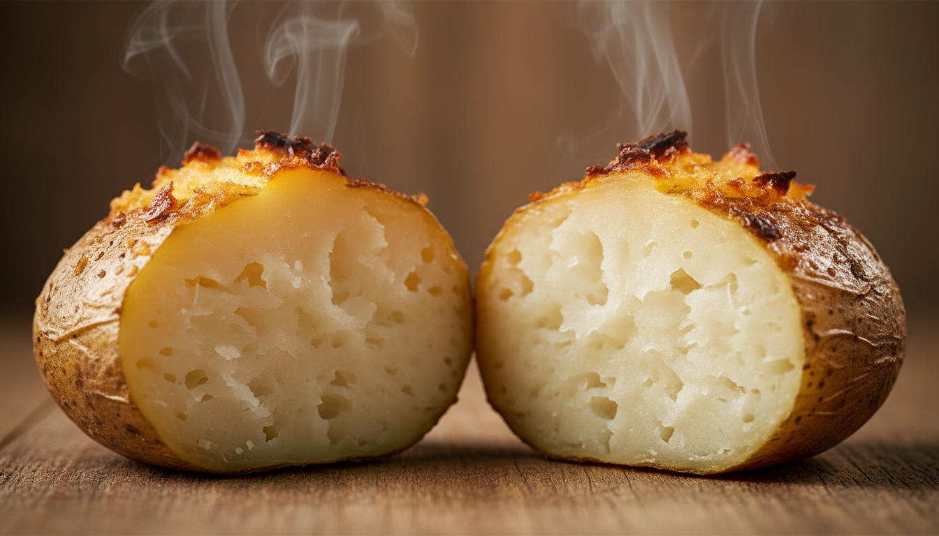 The right oven temperature for perfect baked potatoes every time
