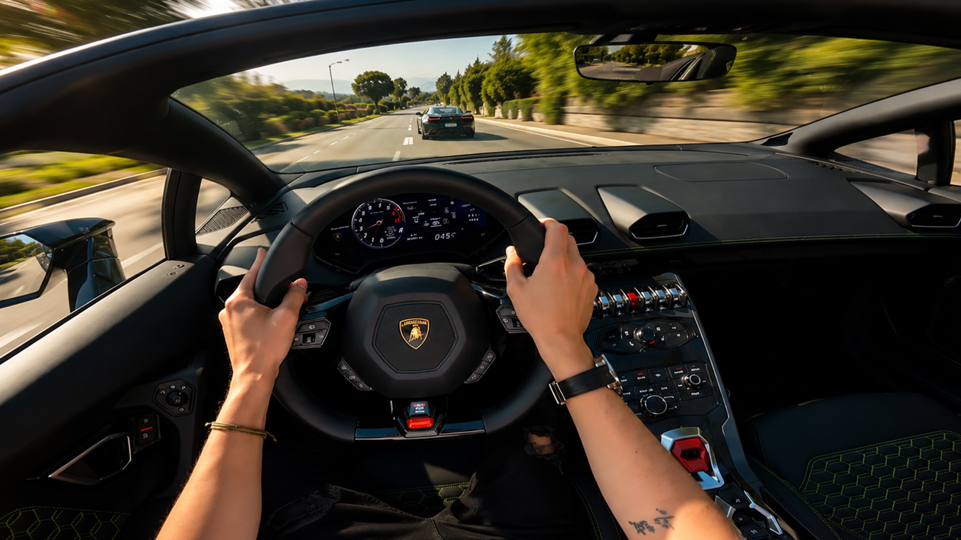 Driving the Lamborghini Huracan Spyder flat out