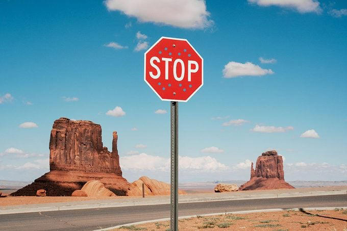 Why some stop signs have small holes — and what drivers should know