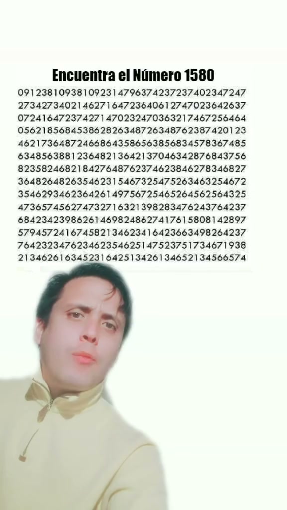 Claro que puedes conseguir el número 1580. #cerebro #mente #inteligen