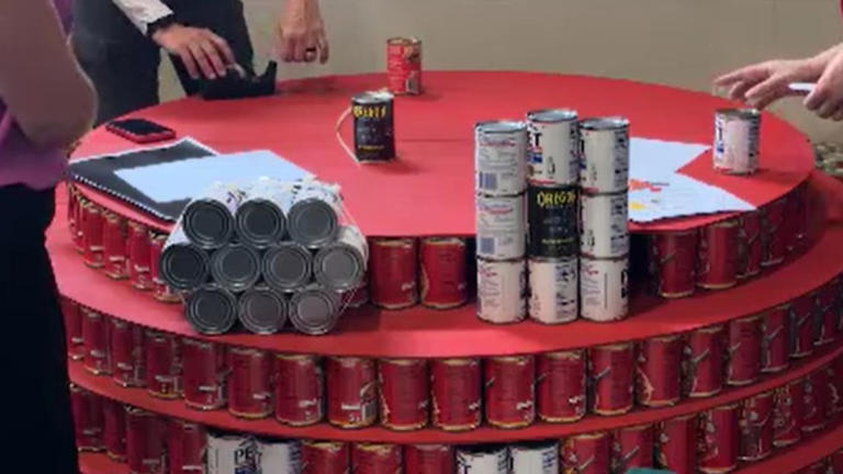 Canstruction competition held in effort to fight hunger