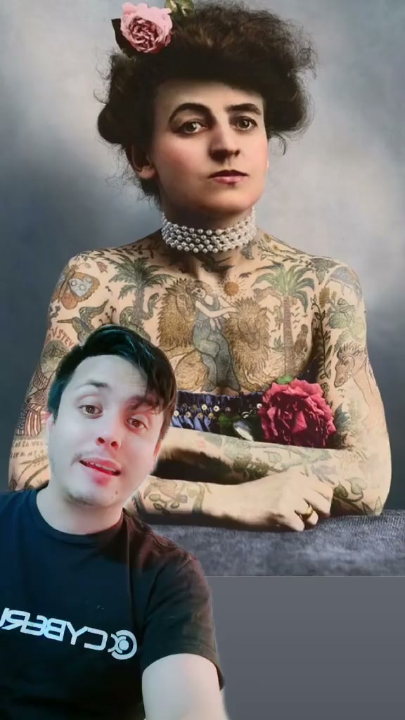 Maud Vagner, la primera mujer tatuadora #historia #tatuajes #nescri