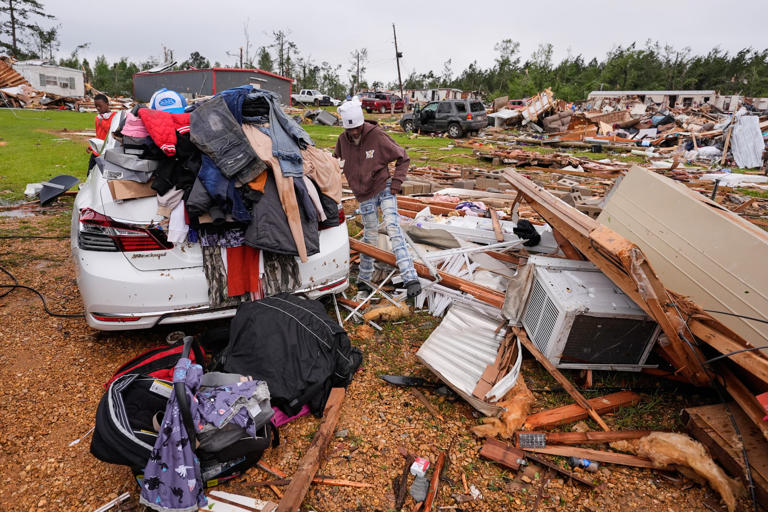NWS merges 2 EF-3 tornadoes, estimates over 65-mile continuous track