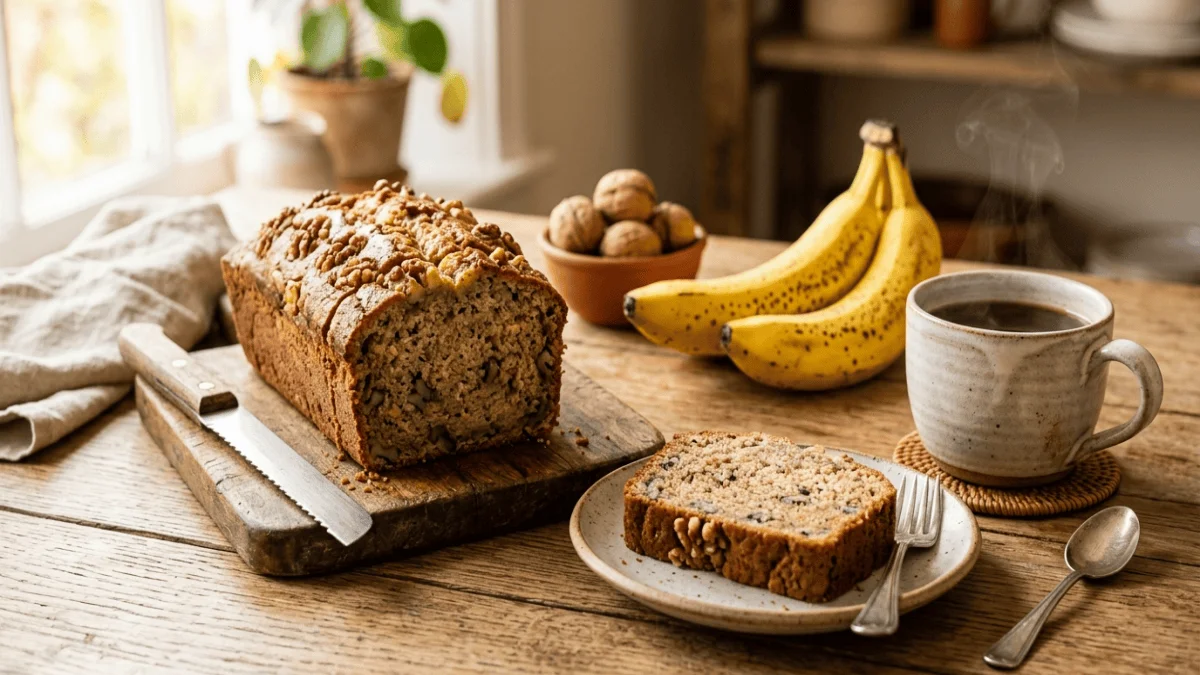 El pan de plátano casero que conquista a toda la familia sí o sí