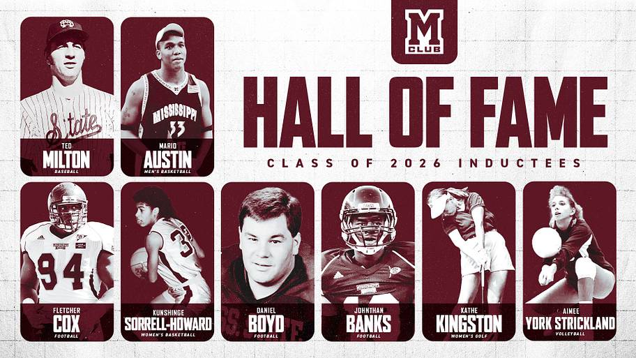 Mississippi State’s 2026 Hall of Fame class loaded with Bulldog legends