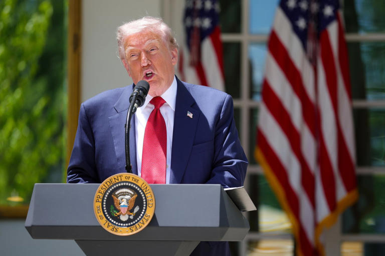 Trump snaps at 'horror' reporter for 'stupid question' on ballroom