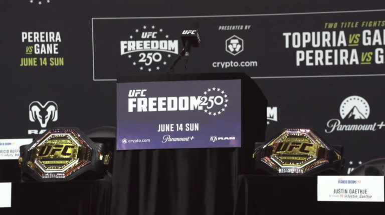 Video: UFC Freedom 250 press conference replay with full card