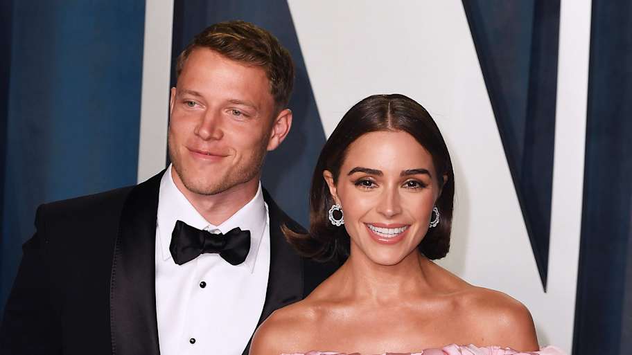 49ers' Christian McCaffrey and wife Olivia Culpo make surprise baby ...