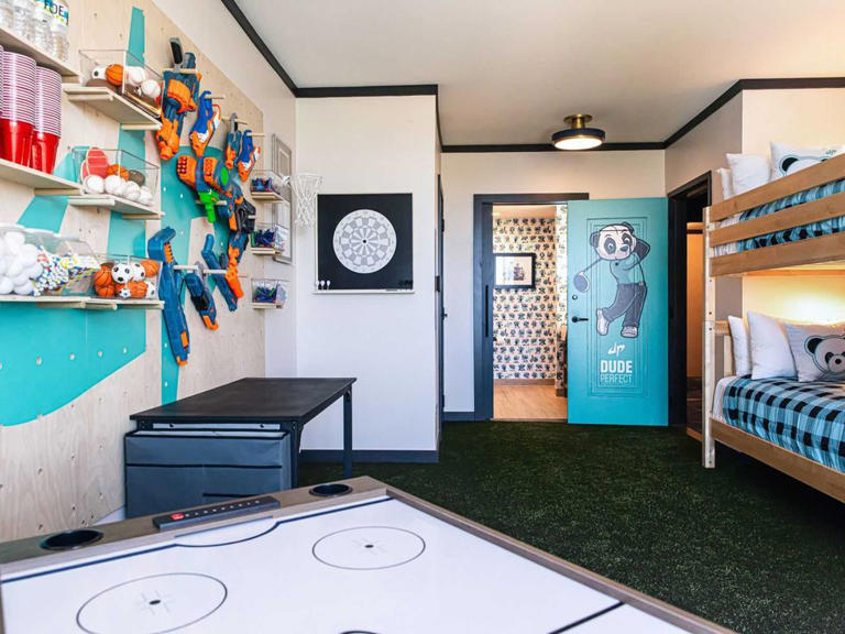 Dude Perfect teams up with Omni Dallas Hotel for new tricked-out suite