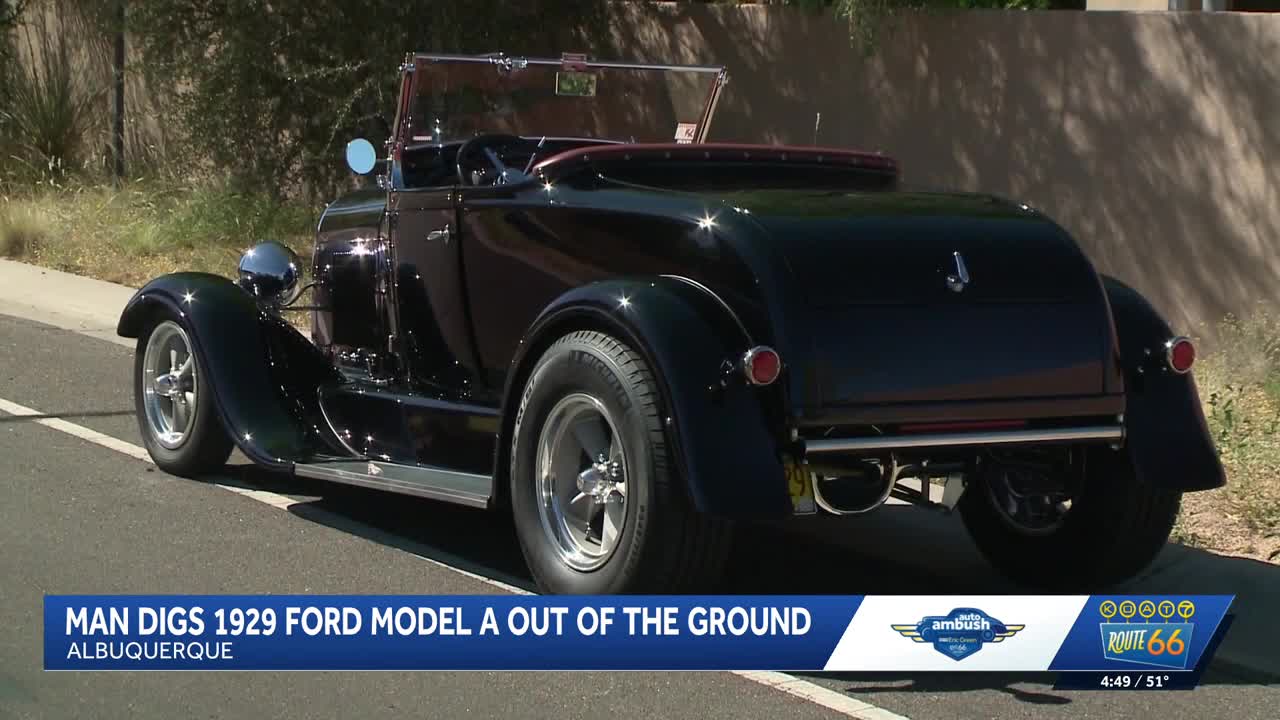New Mexico man restores 1929 Ford Roadster unearthed from the ground