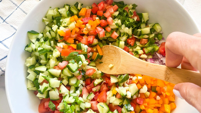 Mexican gazpacho soup recipe