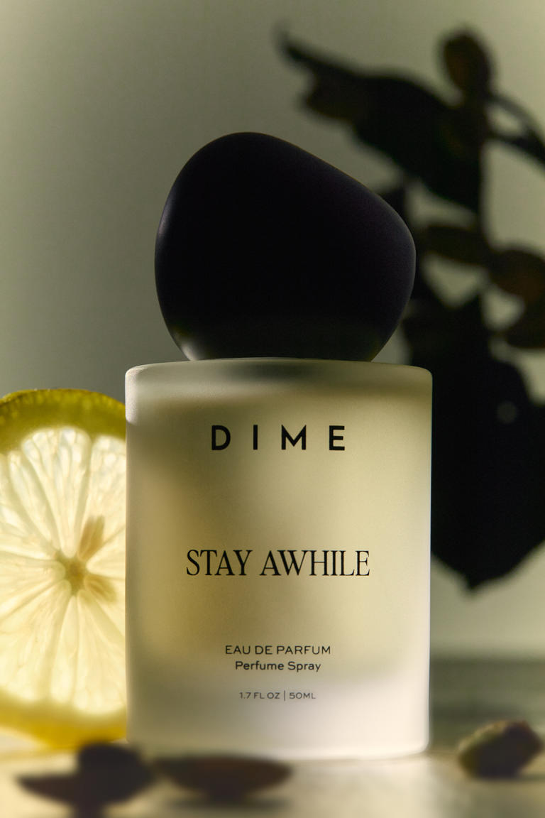 Dime Beauty's new fragrance, Stay Awhile, mirrors brand strategy