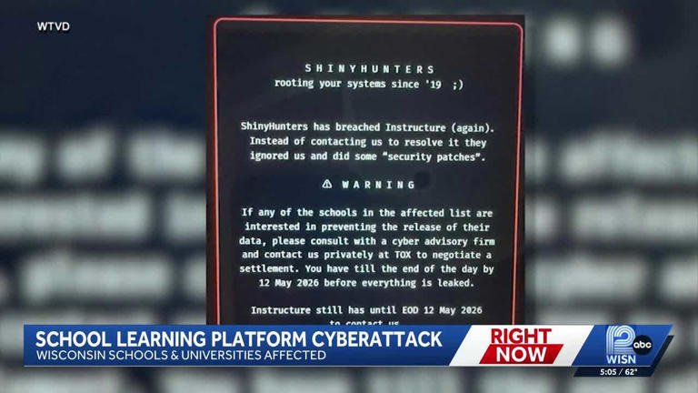 Cyberattack disrupts learning platform for Wisconsin schools and ...