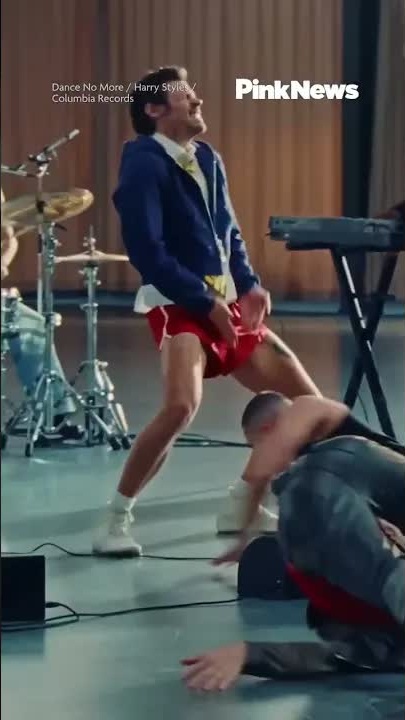 Harry Styles' disco era & red shorts in 'Dance No More' music video