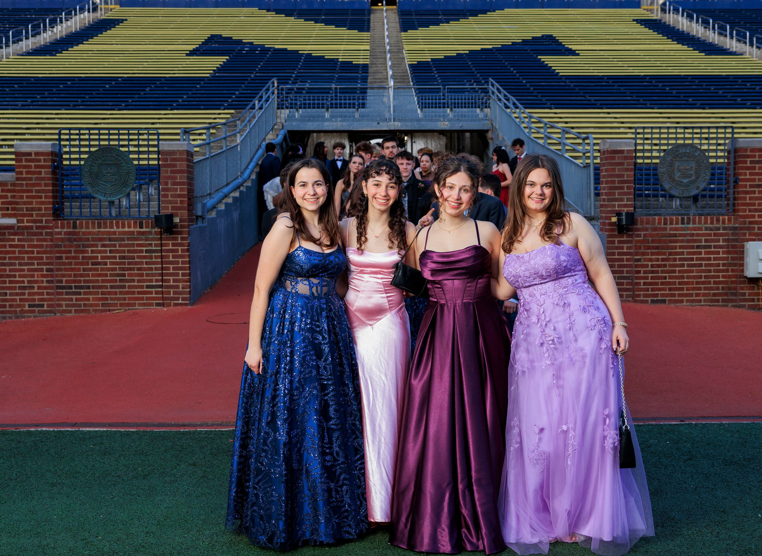 Ann Arbor Pioneer students host 2026 prom at the Big House