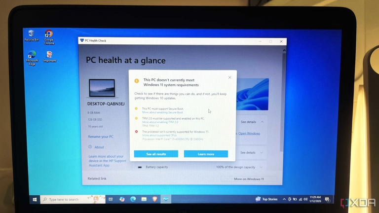 I can't install Windows 11 on my old PC, but I can run it fine in a VM ...
