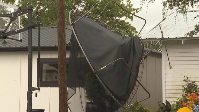 Plaucheville storm damage caused by a macroburst, not a tornado