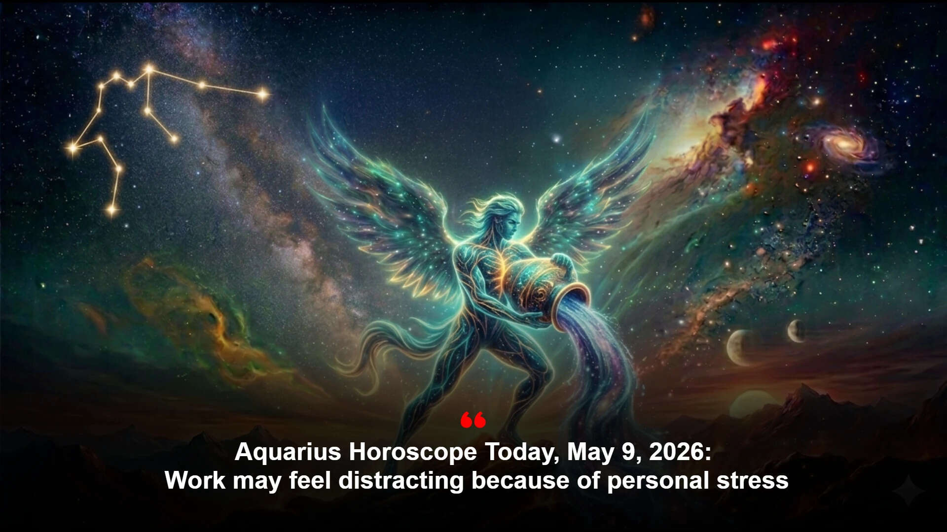 Aquarius horoscope today, May 9, 2026: Work may feel distracting ...