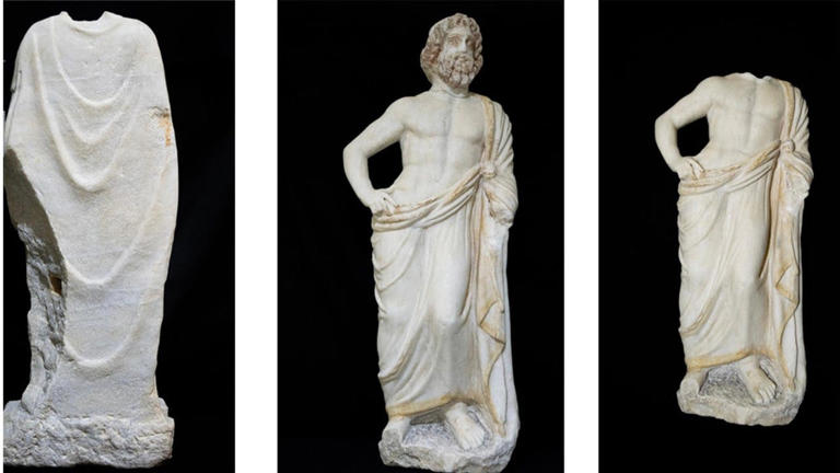 Collection of Greek, Roman, Byzantine artifacts discovered in ...