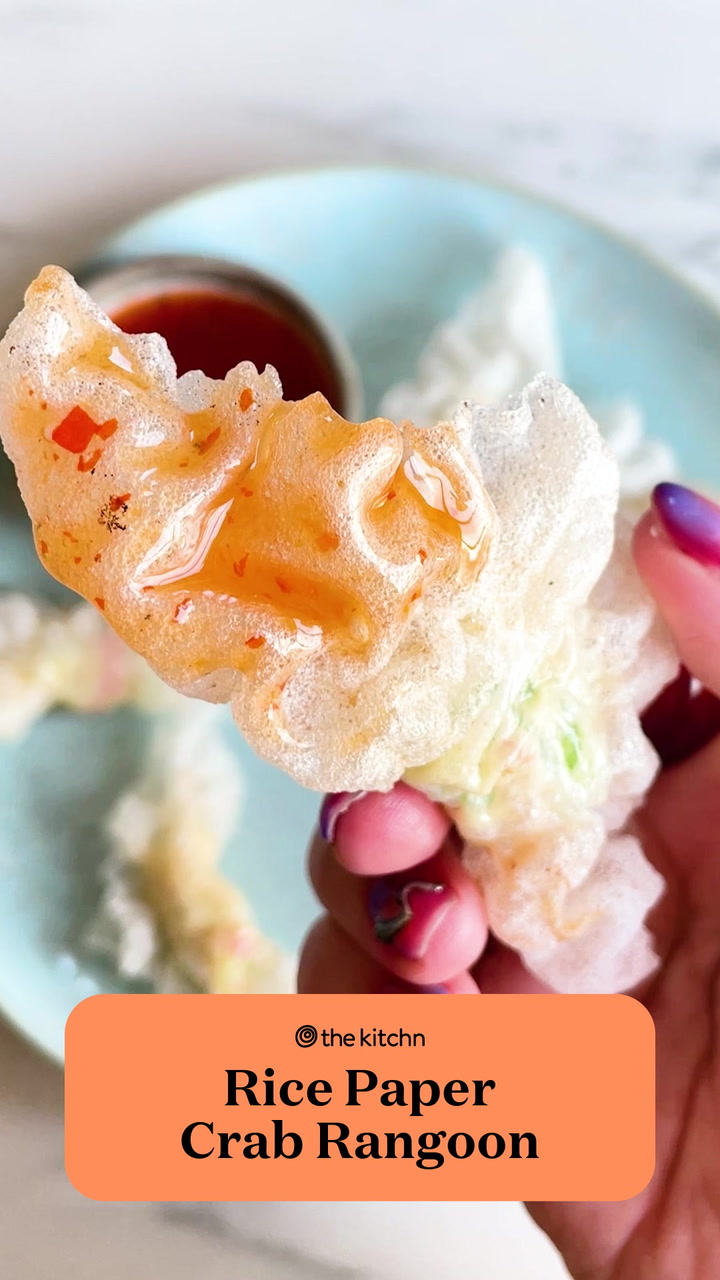 How to make rice paper crab rangoon