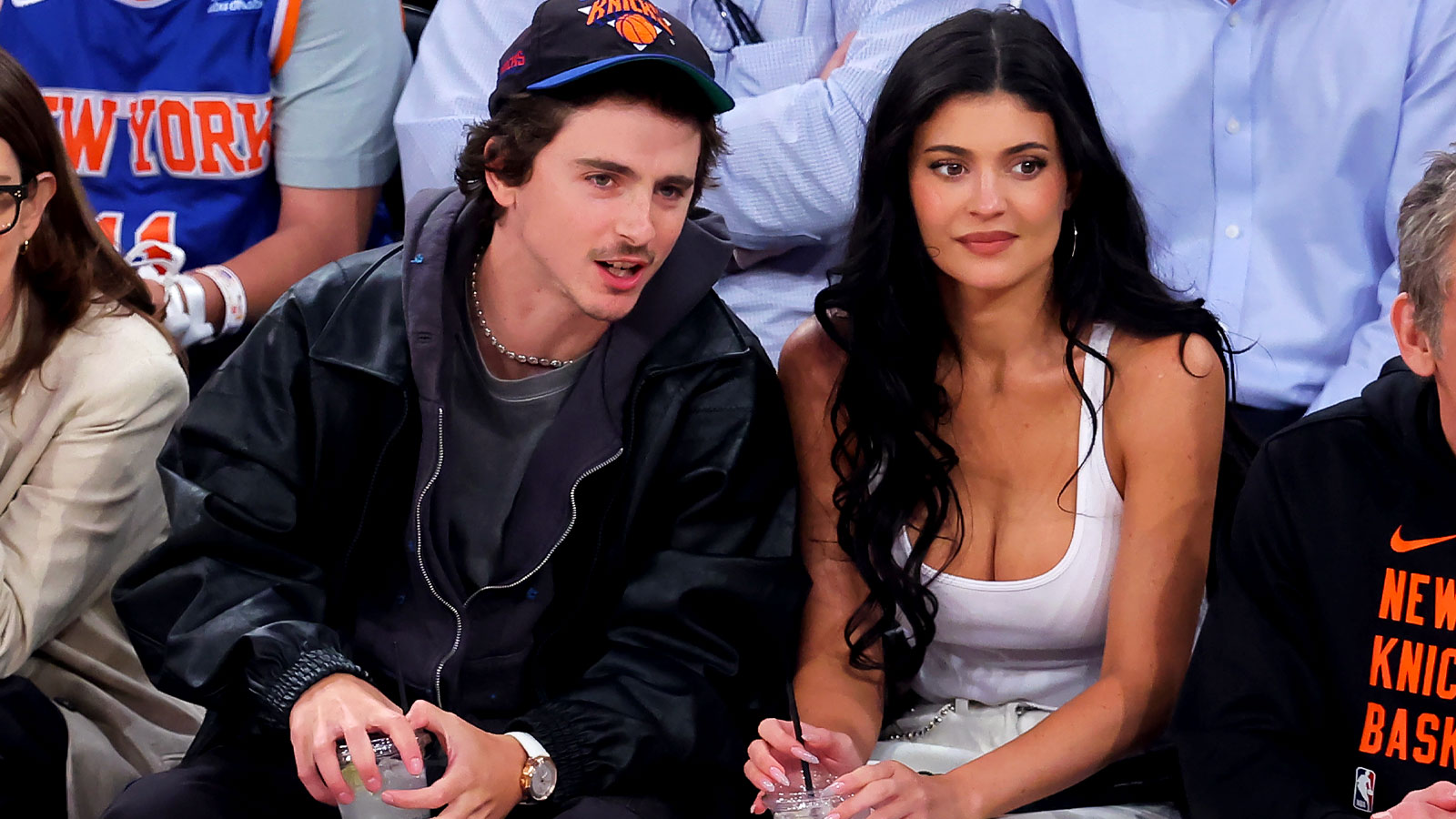 Knicks superfan Timothee Chalamet labeled 'WAG' in photo with Kylie ...
