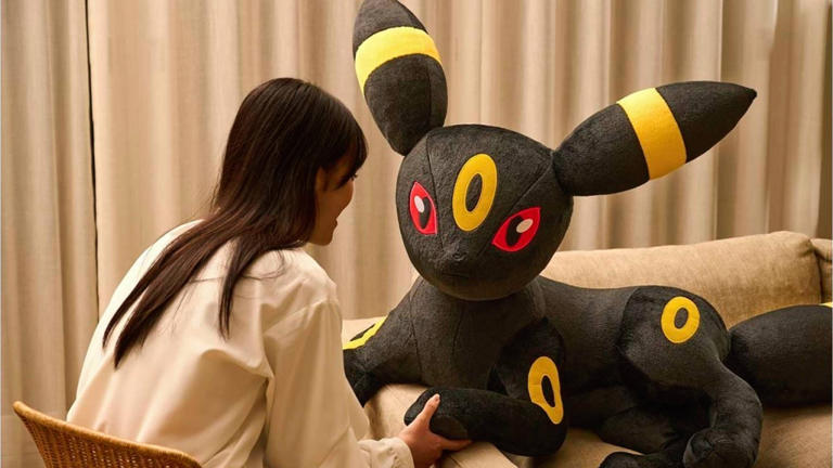 Pokemon Center's Life-Size Eeveelution Plushes Are All Back In Stock
