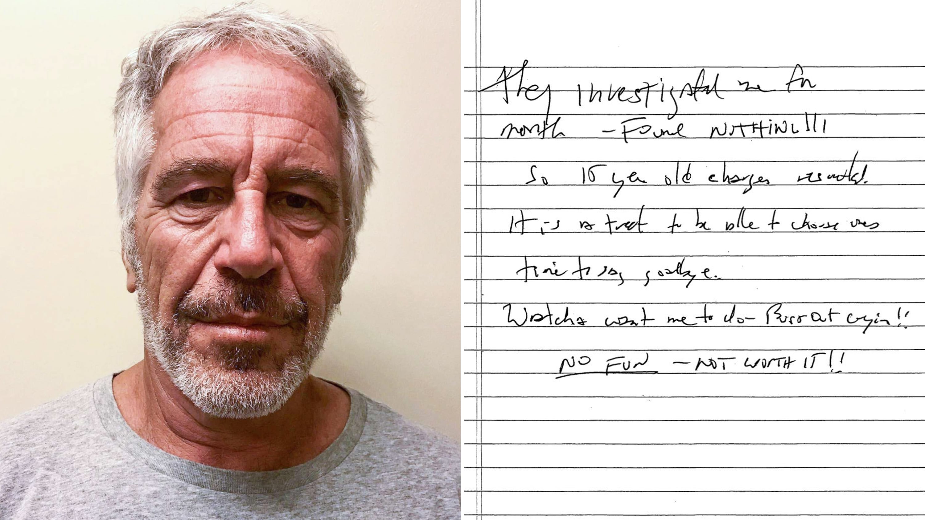 Epstein’s shocking comments about his sex crimes revealed