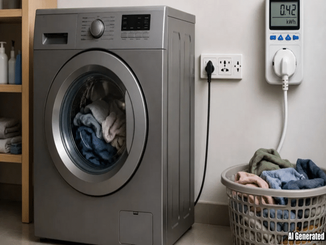 How much electricity does a washing machine consume per wash cycle and ...