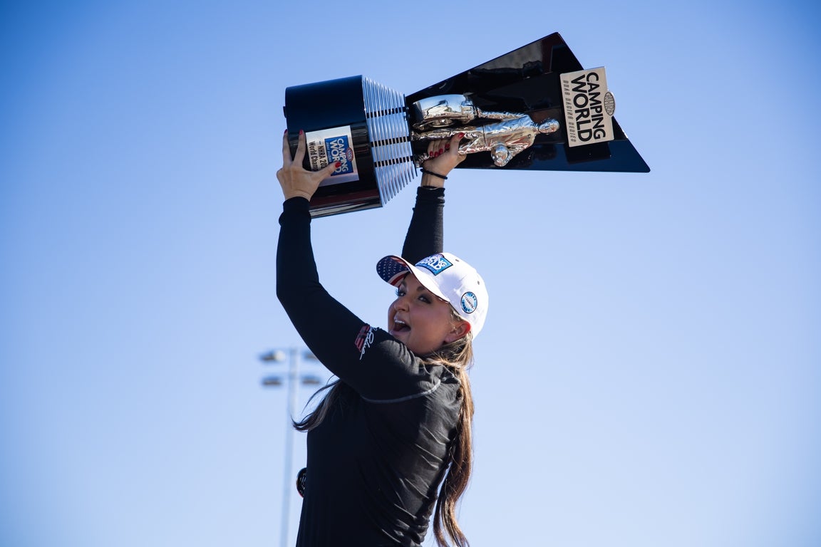 Erica Enders, NHRA champion and racing trailblazer, in photos