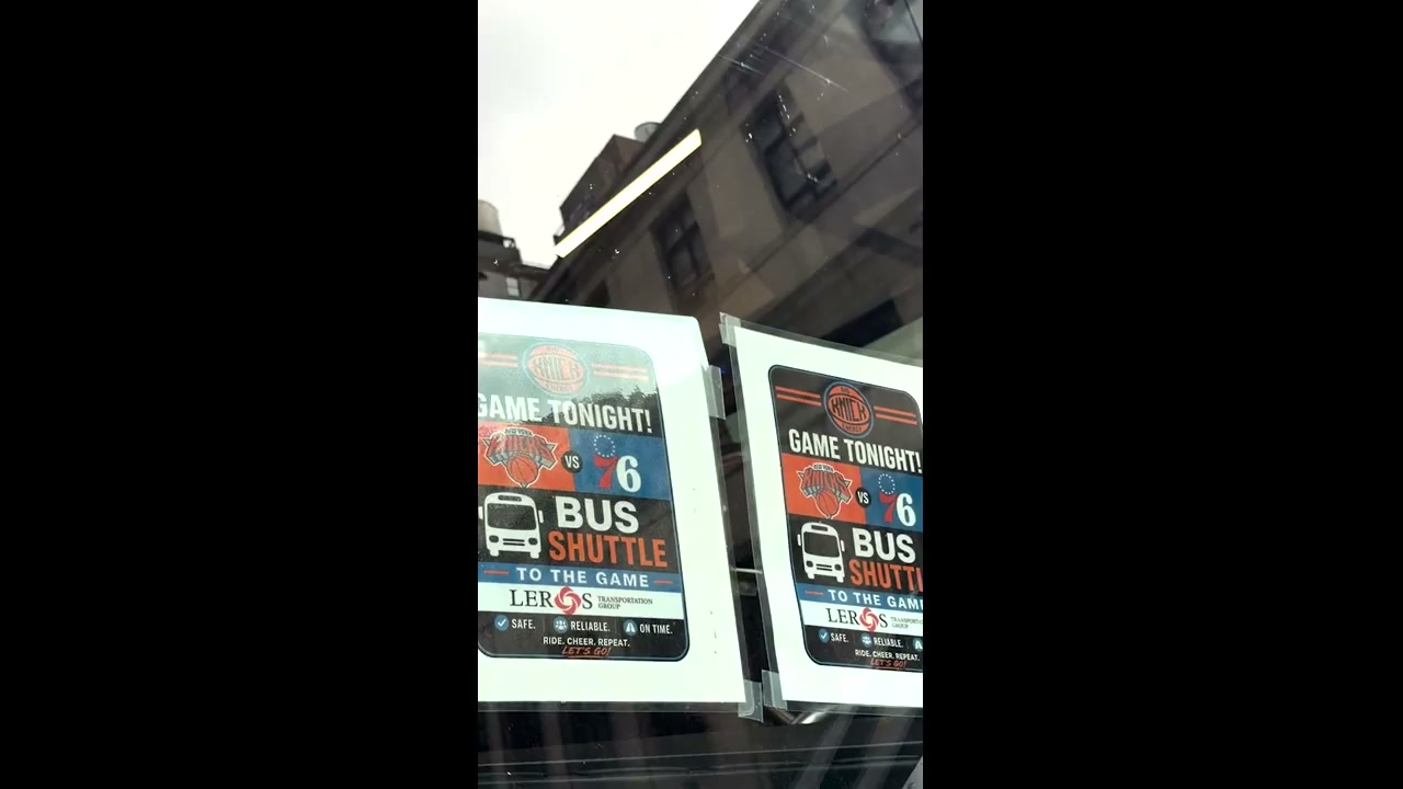 Knicks fans board bus to Philly for conference semifinals