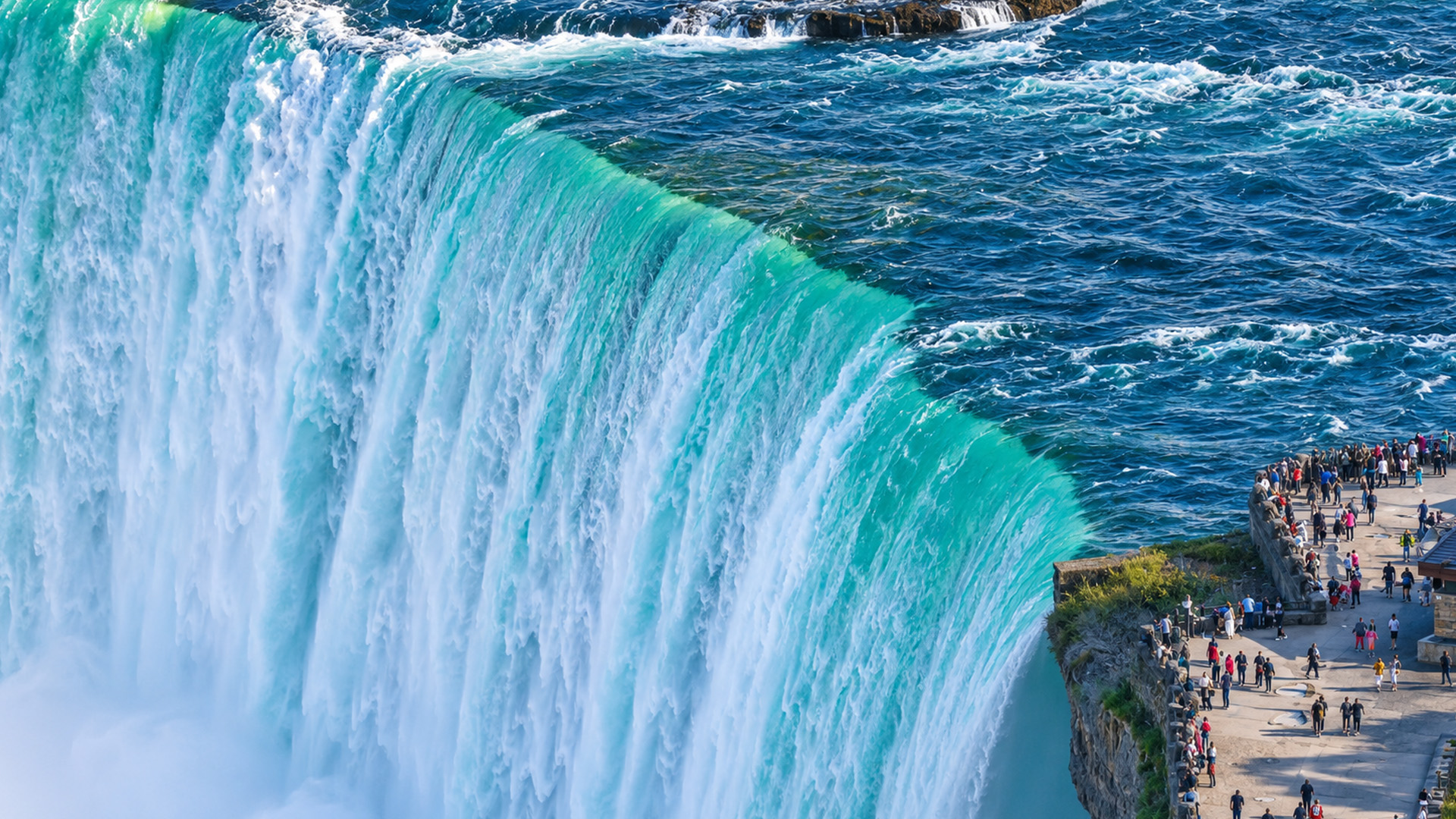 Would you stand this close to Niagara’s massive water curtain?
