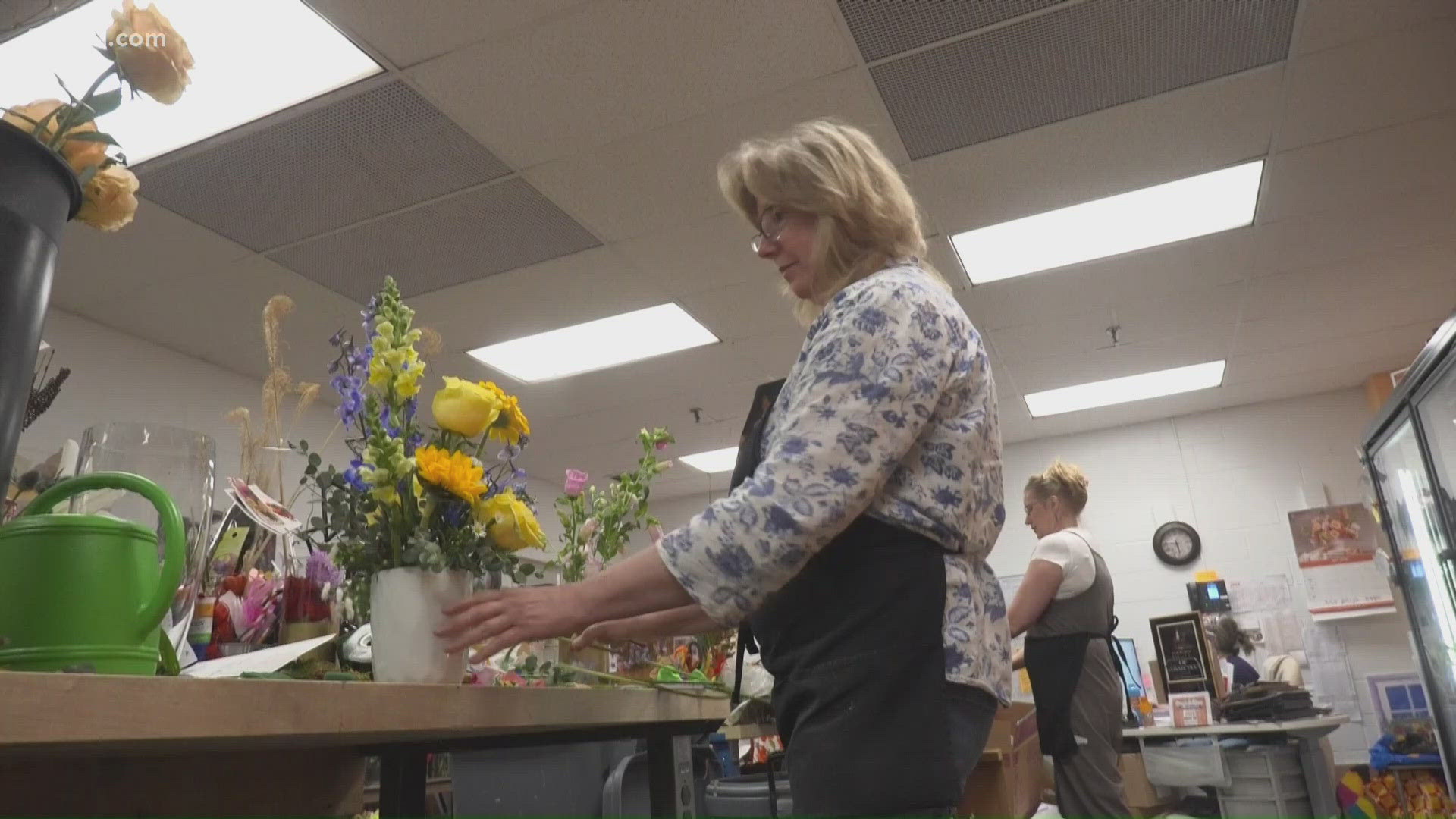 Mother's Day flower shop gives back