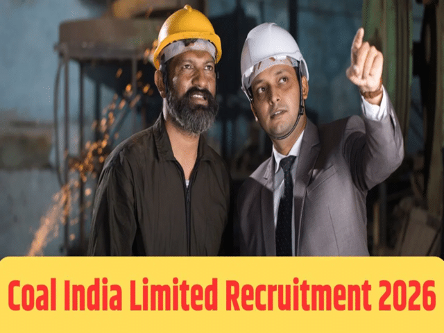 Coal India recruitment 2026: Recruitment announced for over 600 ...