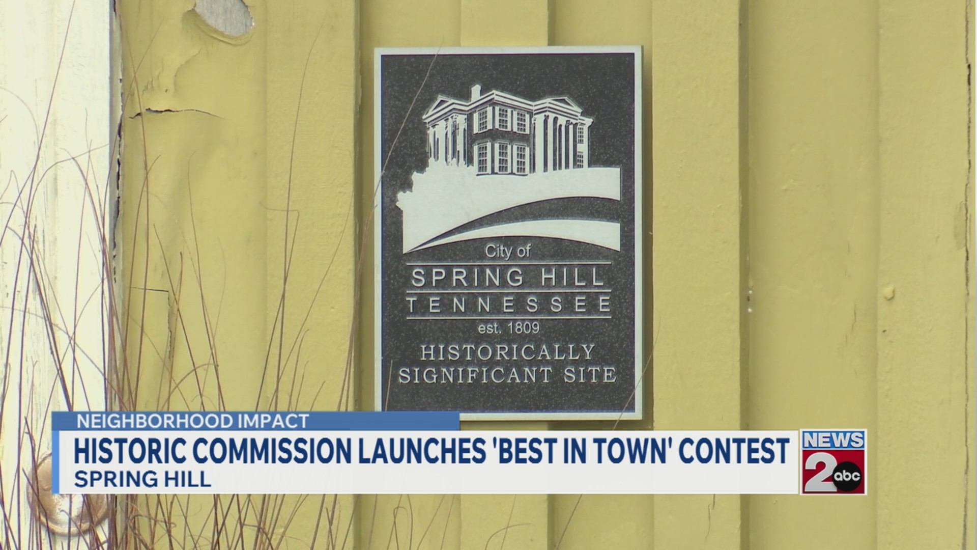 Spring Hill Historic Commission hosting 'Best in Town' contest