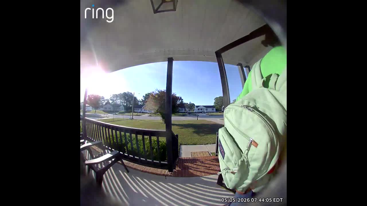 'I will be damned': Light bulb drops from porch fixture in perfect timing