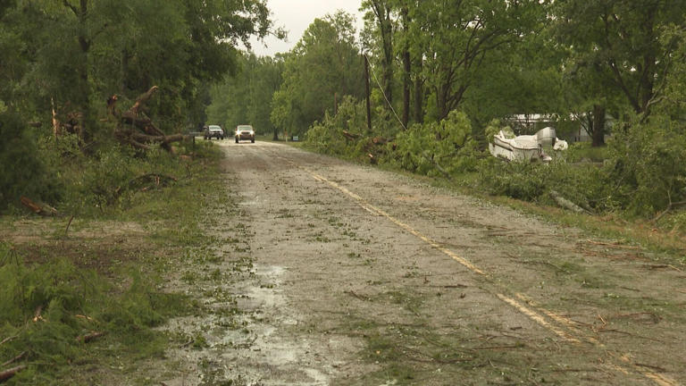 Plaucheville storm damage caused by a macroburst, not a tornado