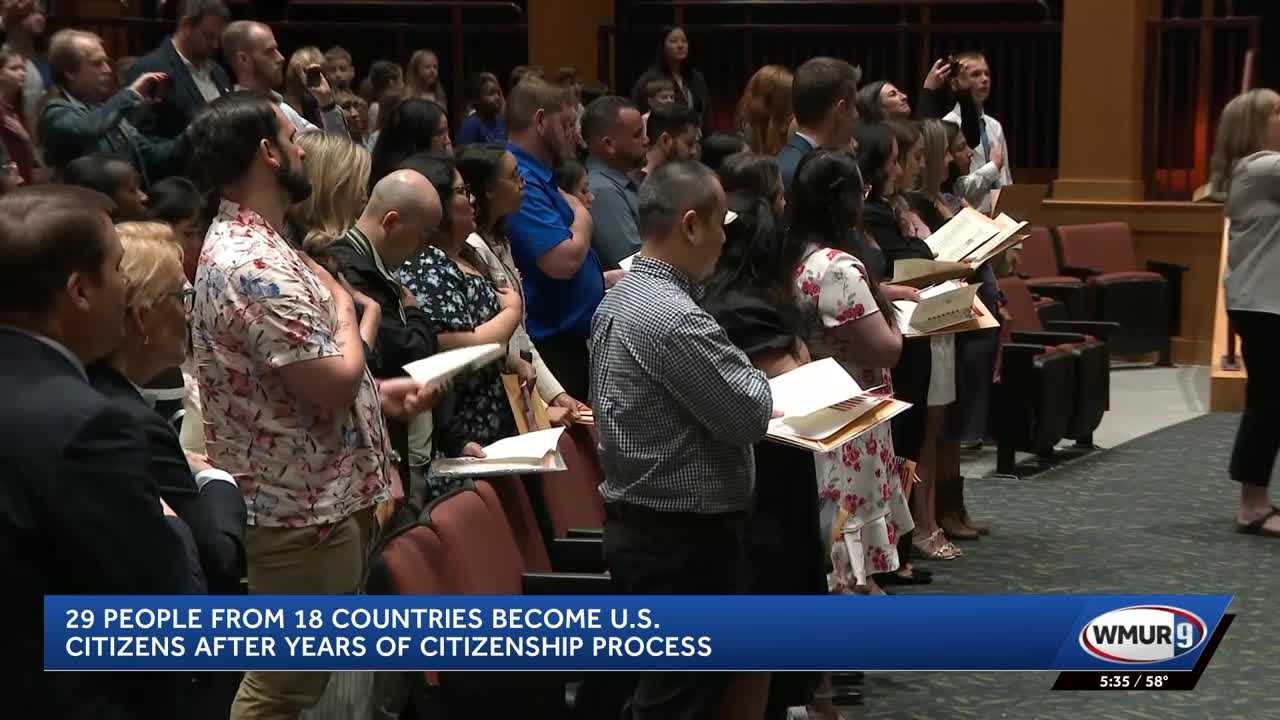 More than two dozen become new citizens in New Hampshire