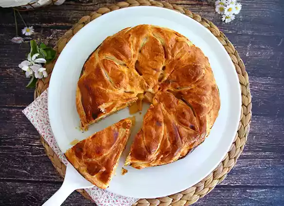 Torta de manzana y canela