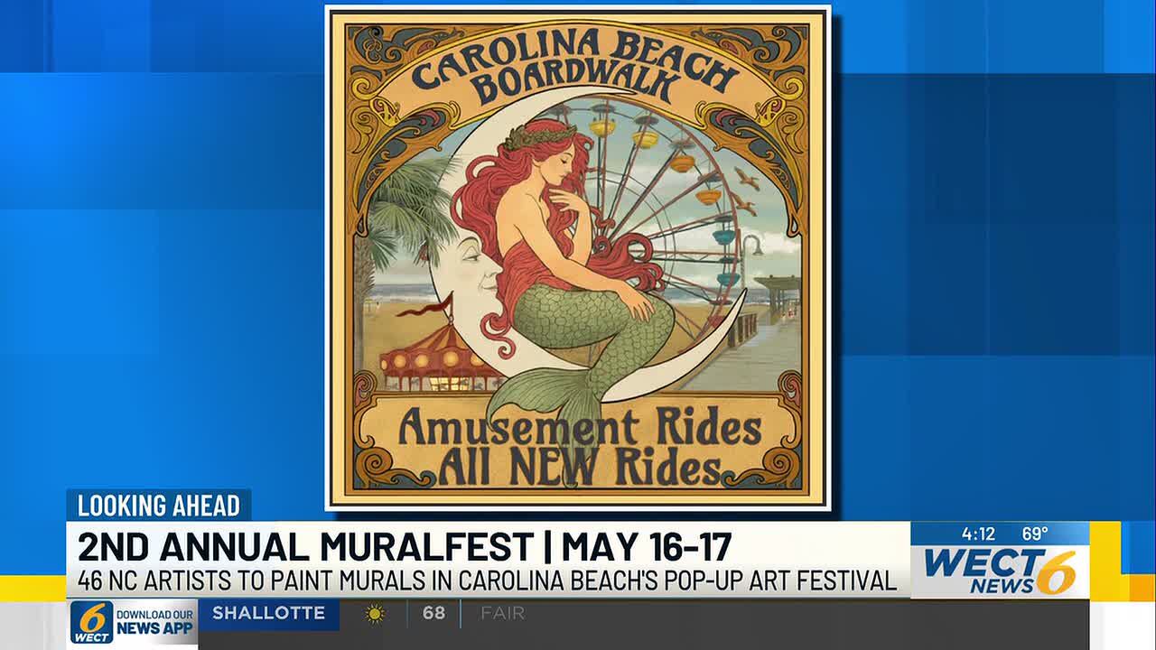 Second annual MuralFest to transform Carolina Beach with live art