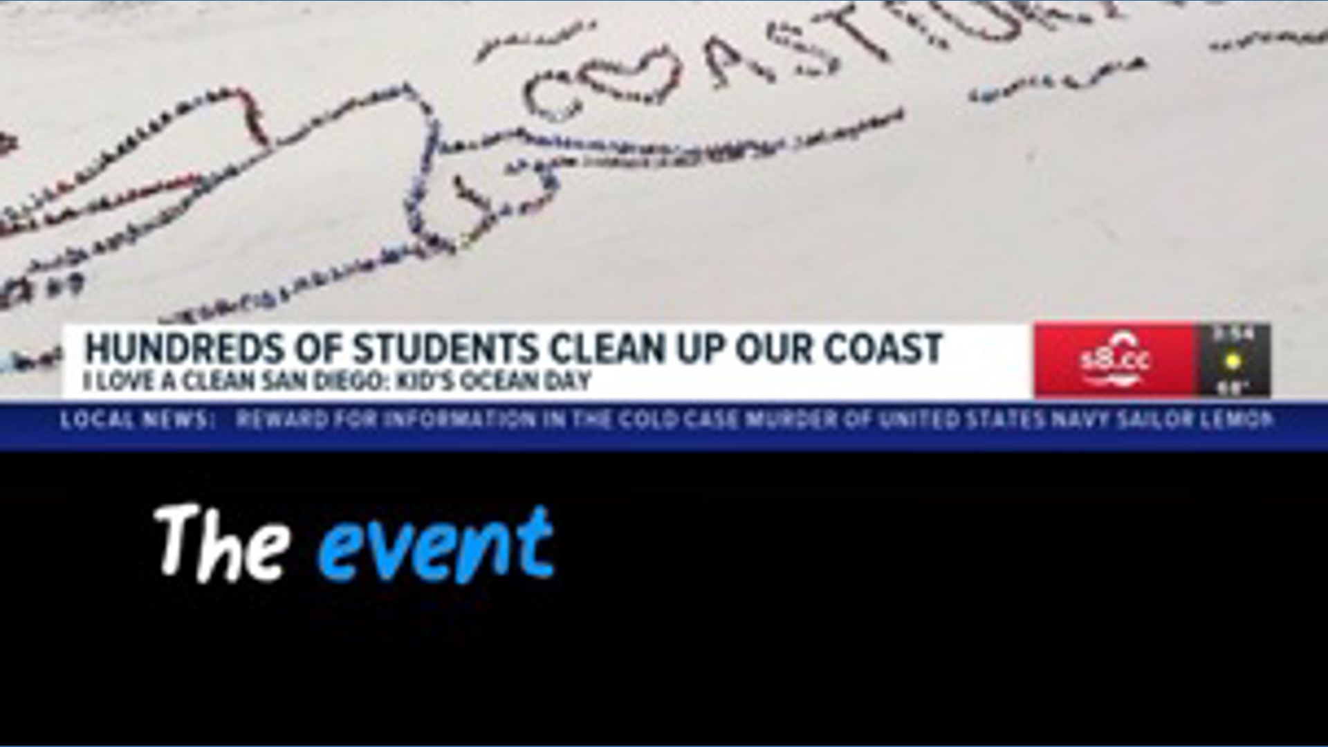 Mission Beach cleaned by kids