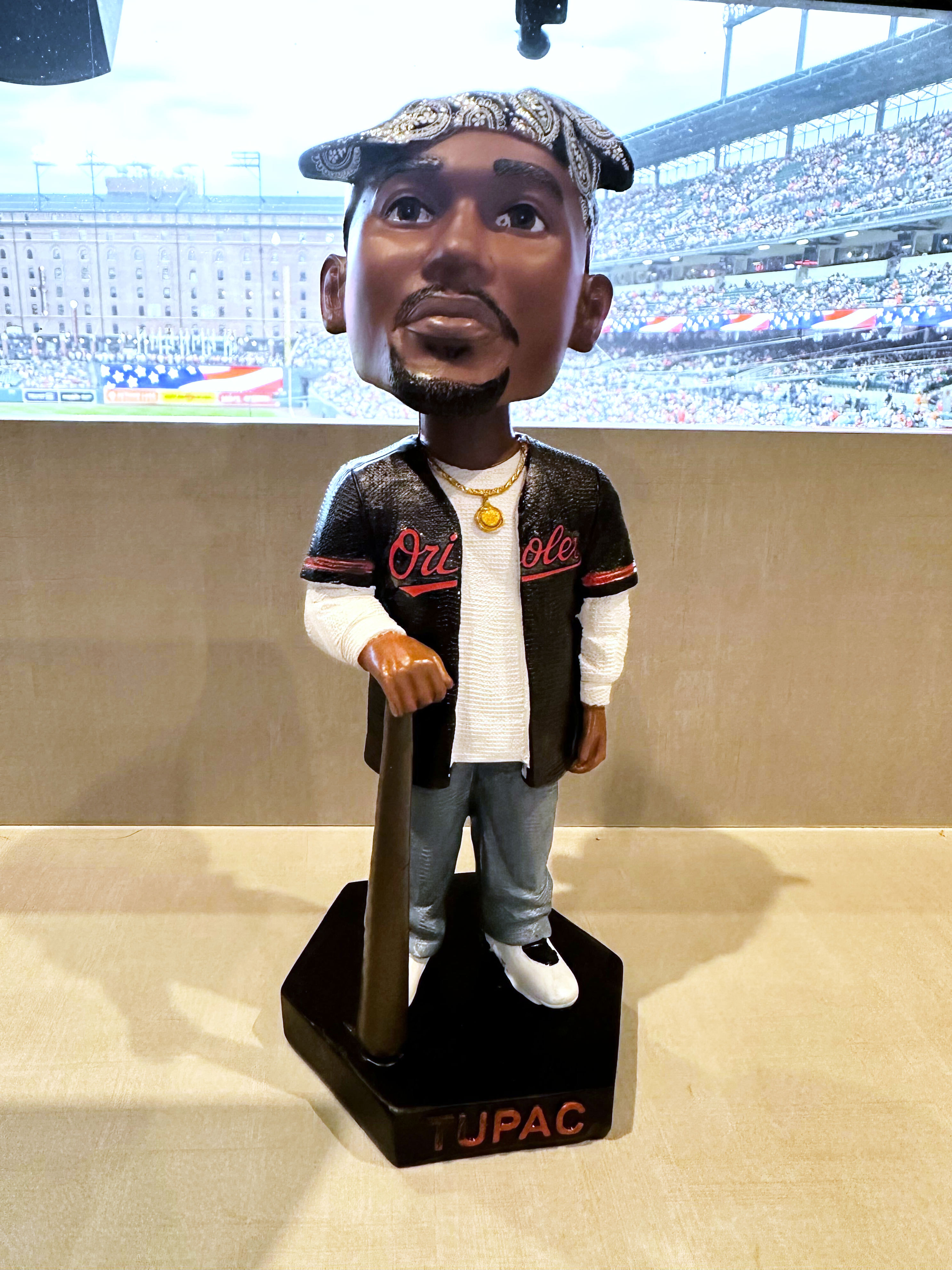 Orioles hold Tupac Skakur bobblehead promotion, and his sister throws ...