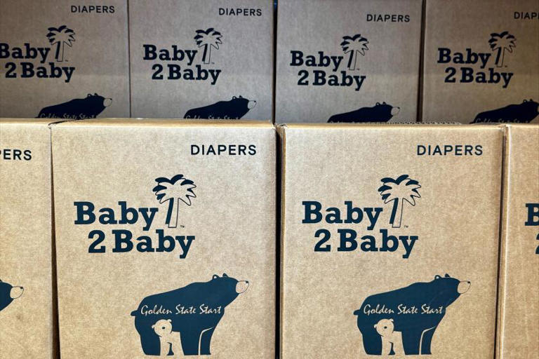 Gov. Gavin Newsom announces new diaper program for newborns
