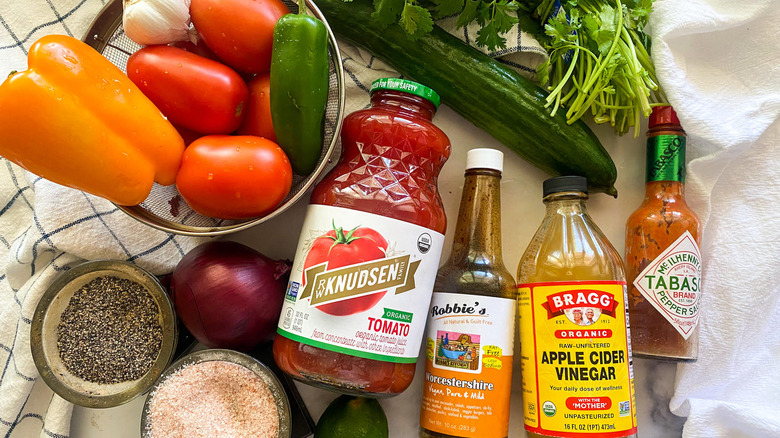 Mexican gazpacho soup recipe